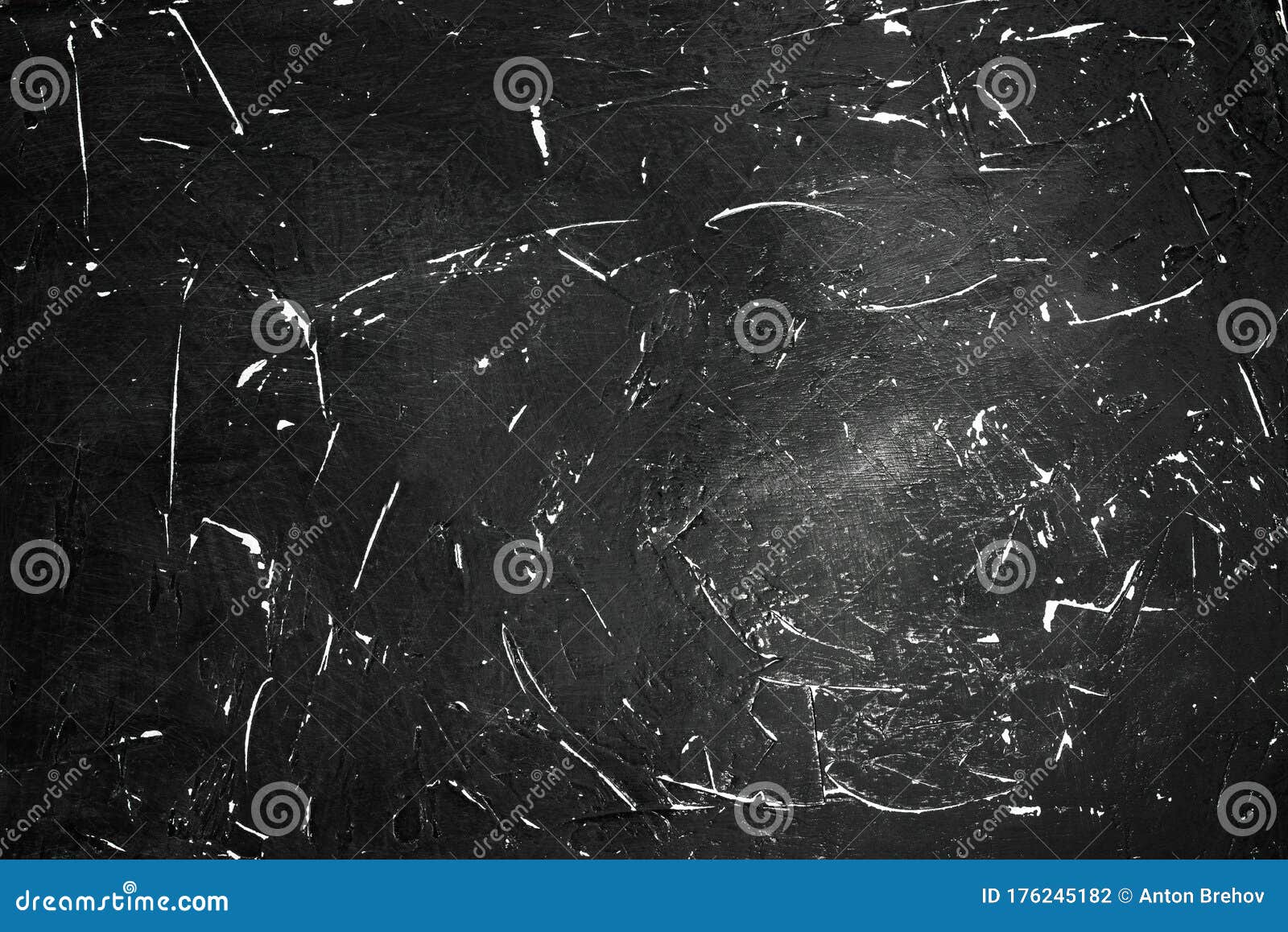 Abstract Black Background with White Lines. Scratched Surface with Dark ...