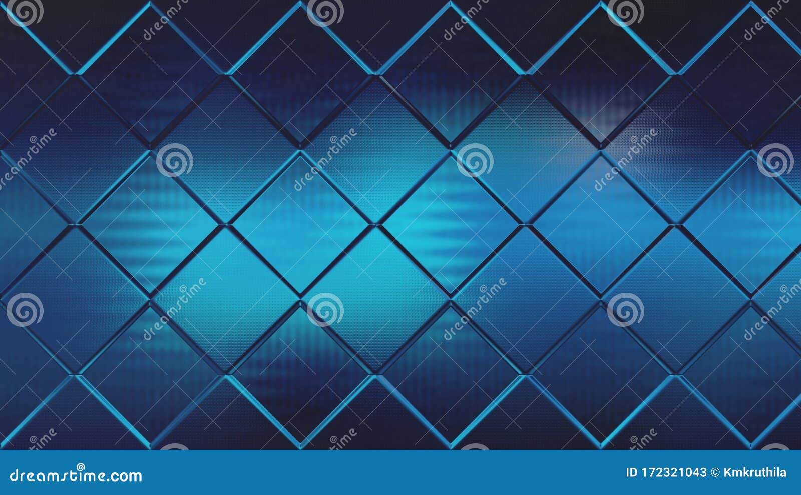 Abstract Black and Blue Geometric Square Background Stock Illustration ...