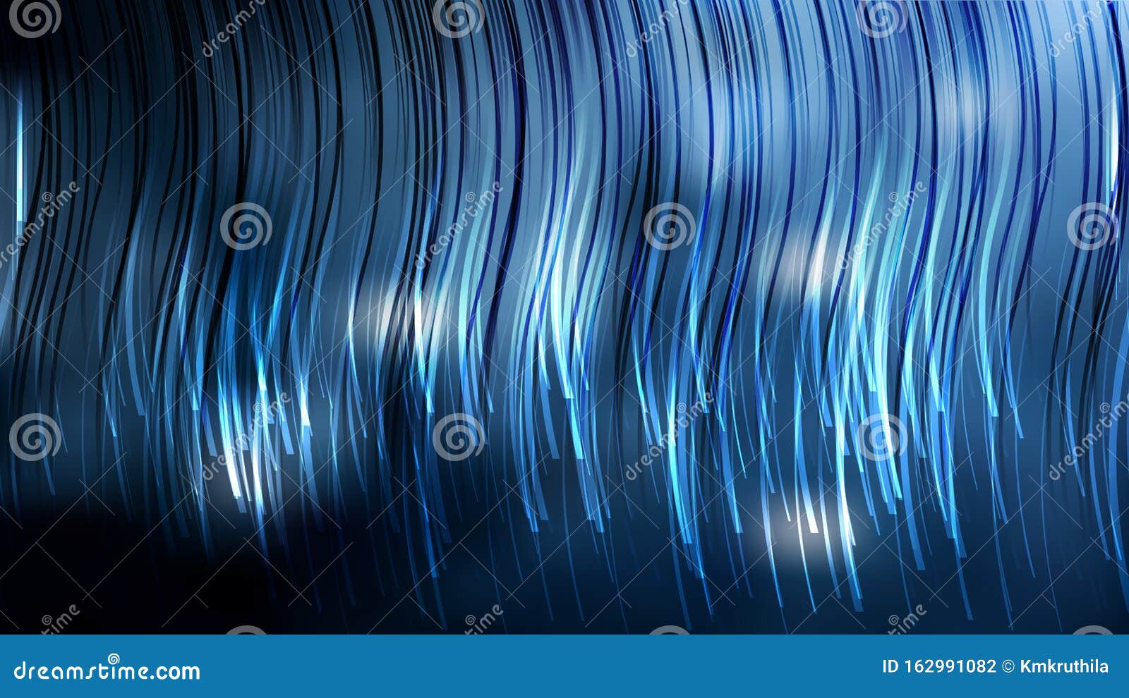 Abstract Black and Blue Vertical Wavy Lines Background Stock Vector ...