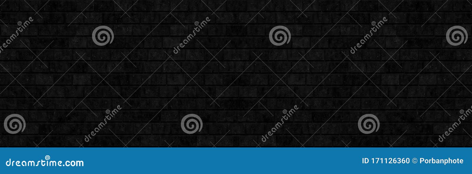 Abstract Black Brick Wall Texture for Background Stock Photo - Image of ...
