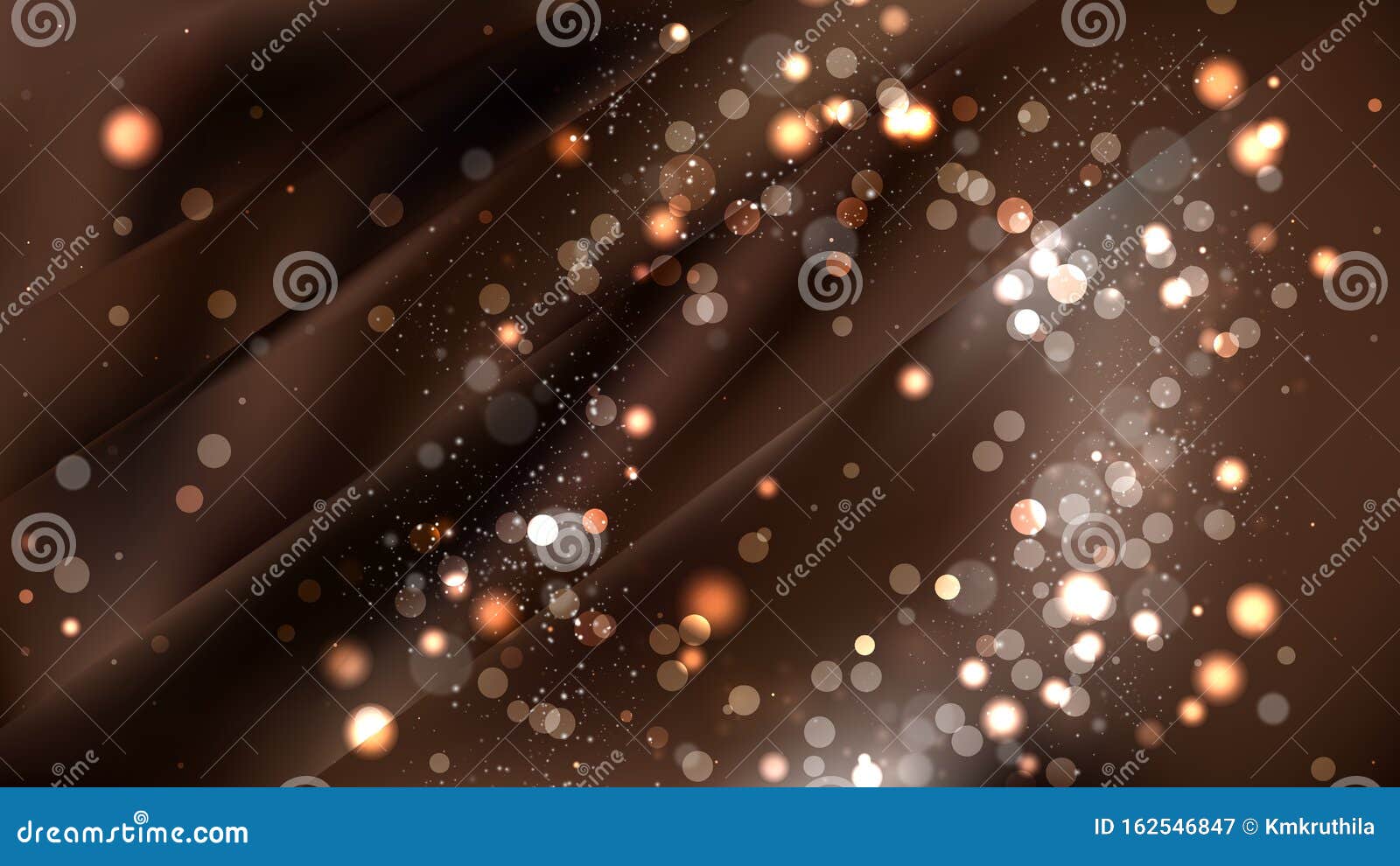 Abstract Black and Brown Bokeh Background Vector Stock Vector - Illustration of illuminated ...