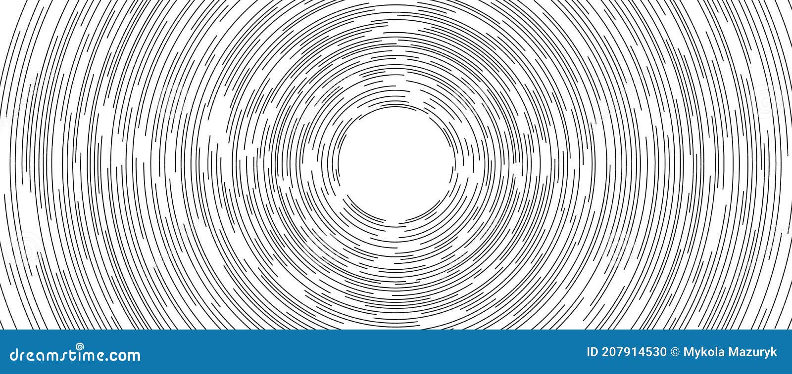 Concentric Lines With Distortion. Radial Lines, Radiating Patter ...