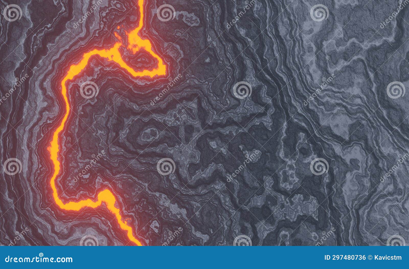 Abstract Black Cooled Lava. Volcanic Lava Background Stock Illustration ...