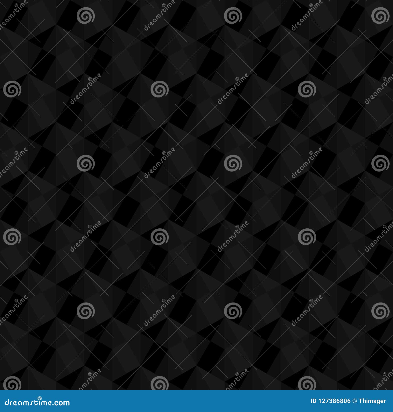 Abstract Black Cube Patterns Background. Stock Illustration ...
