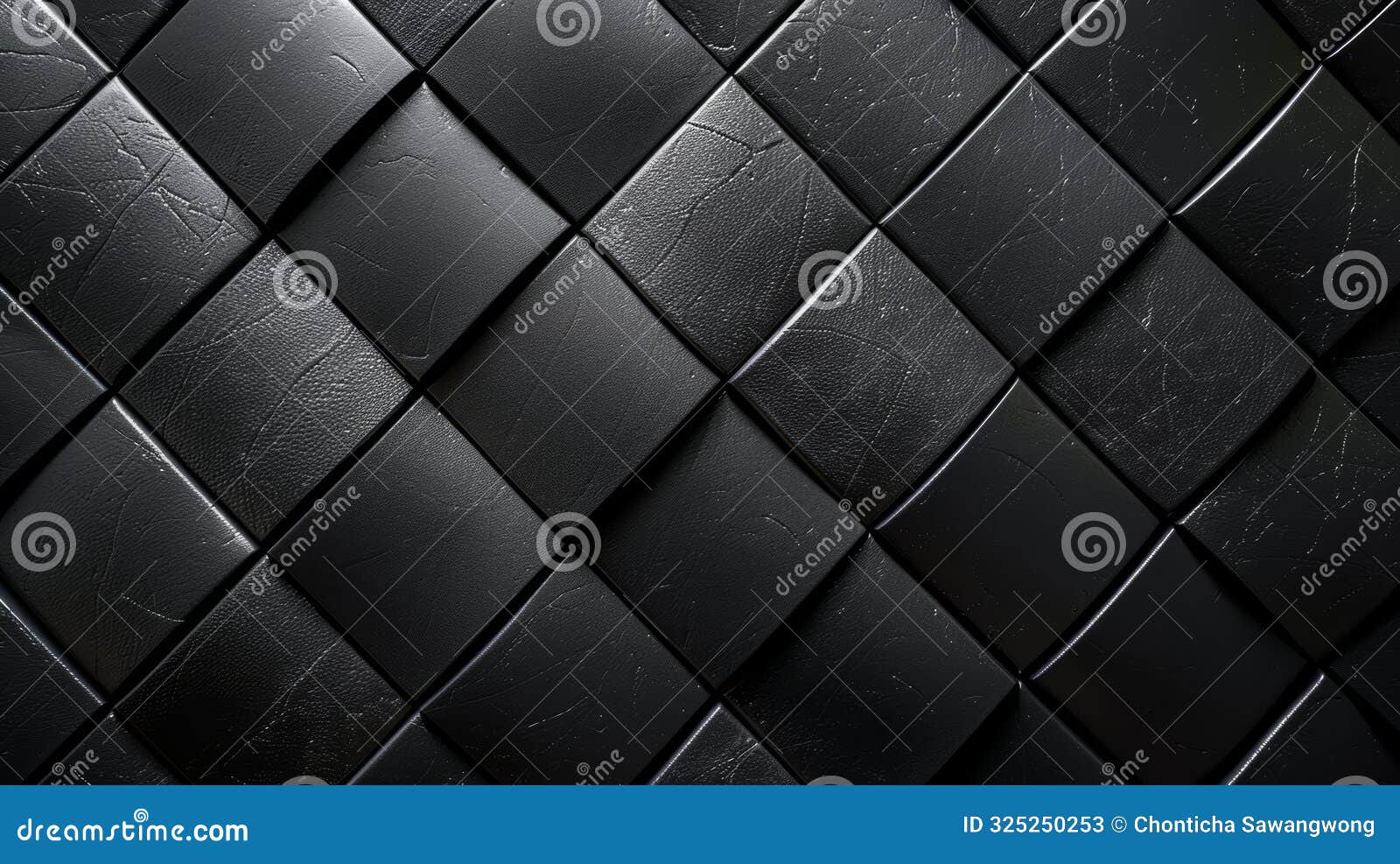 Abstract Black Diamond Pattern Texture Background Stock Illustration ...