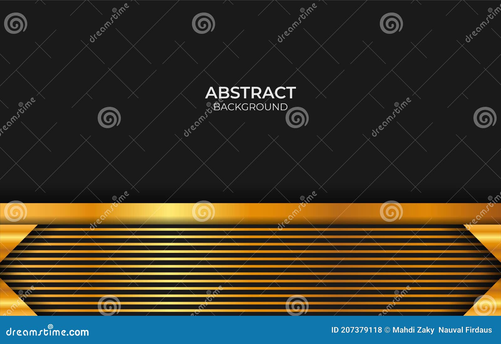 Abstract Black and Gold Design Style Stock Vector - Illustration of ...