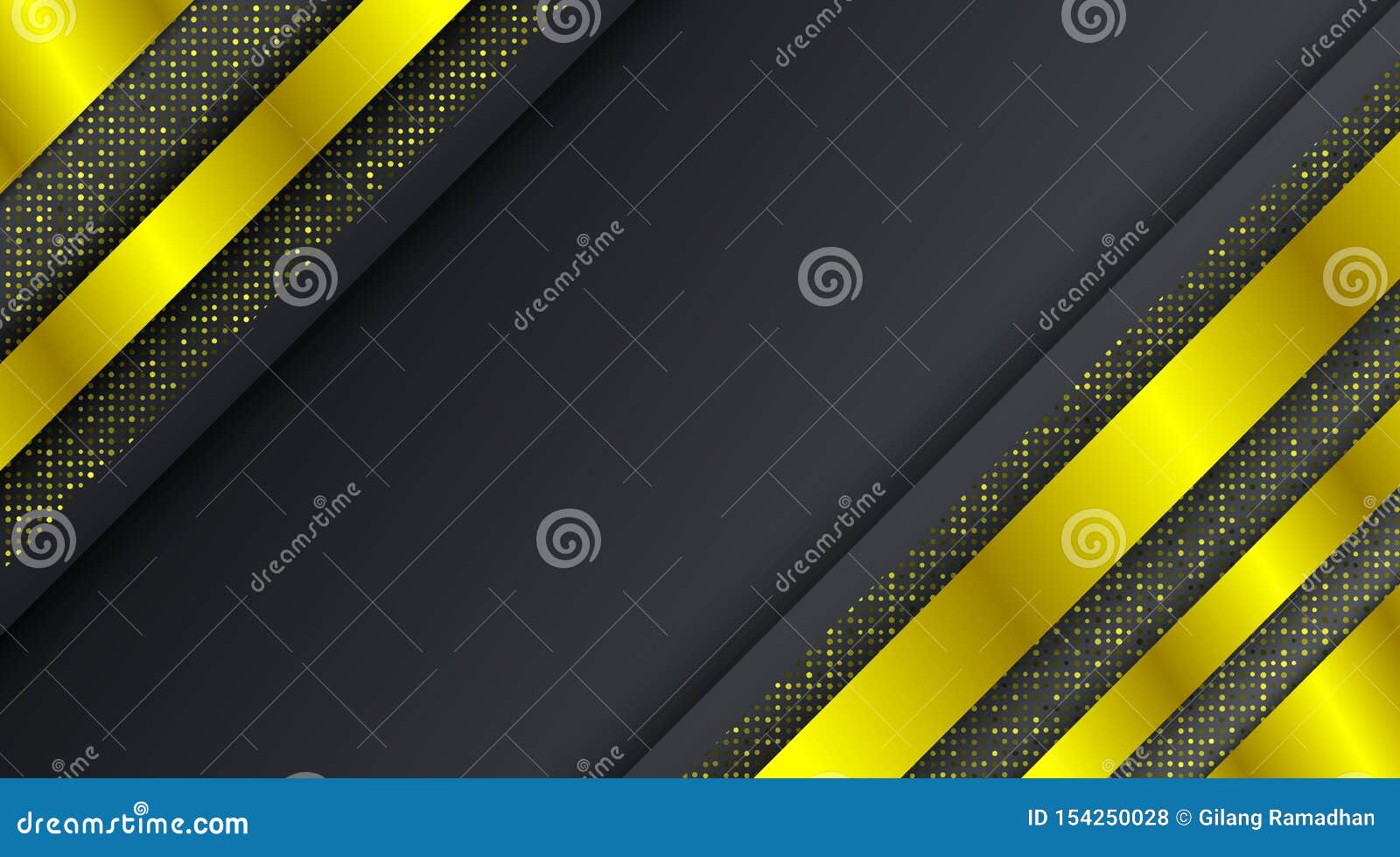 Abstract Black Gold Frame Tech Glowing Elegant Luxury Design Background ...