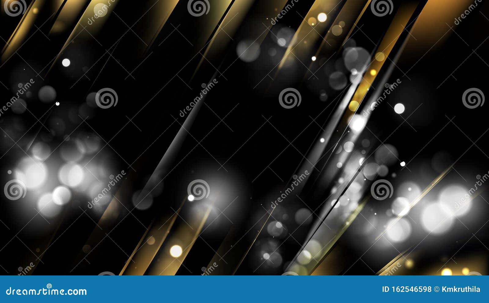 Abstract Black and Gold Lights Background Design Stock Vector ...