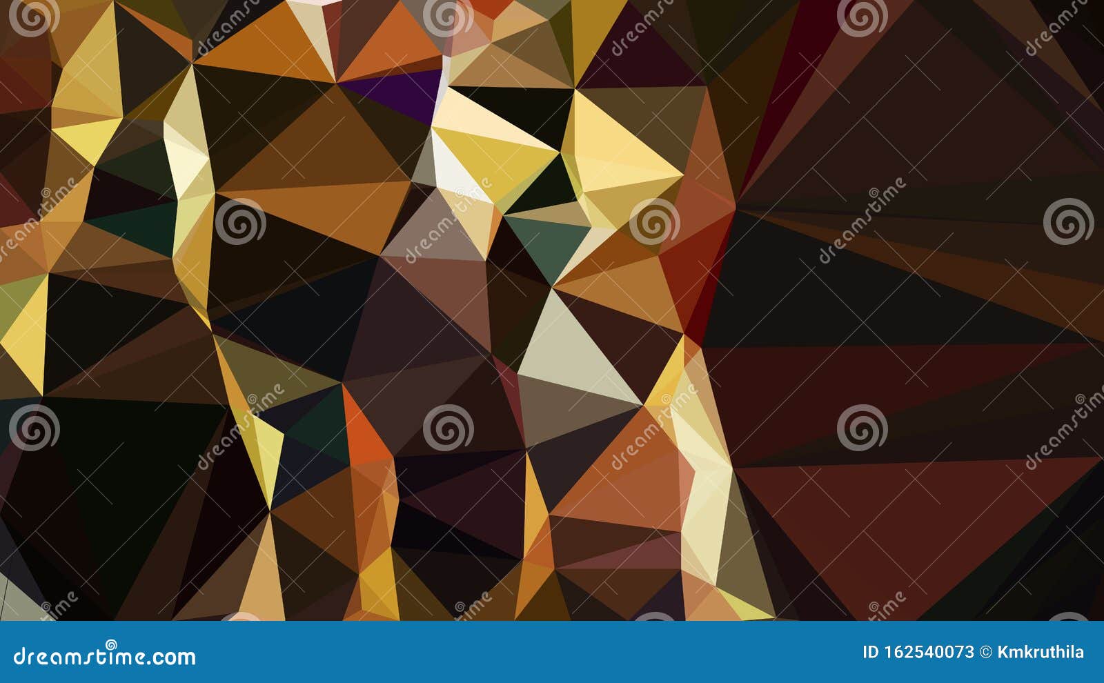 Abstract Black and Gold Polygon Triangle Background Vector Image Stock ...