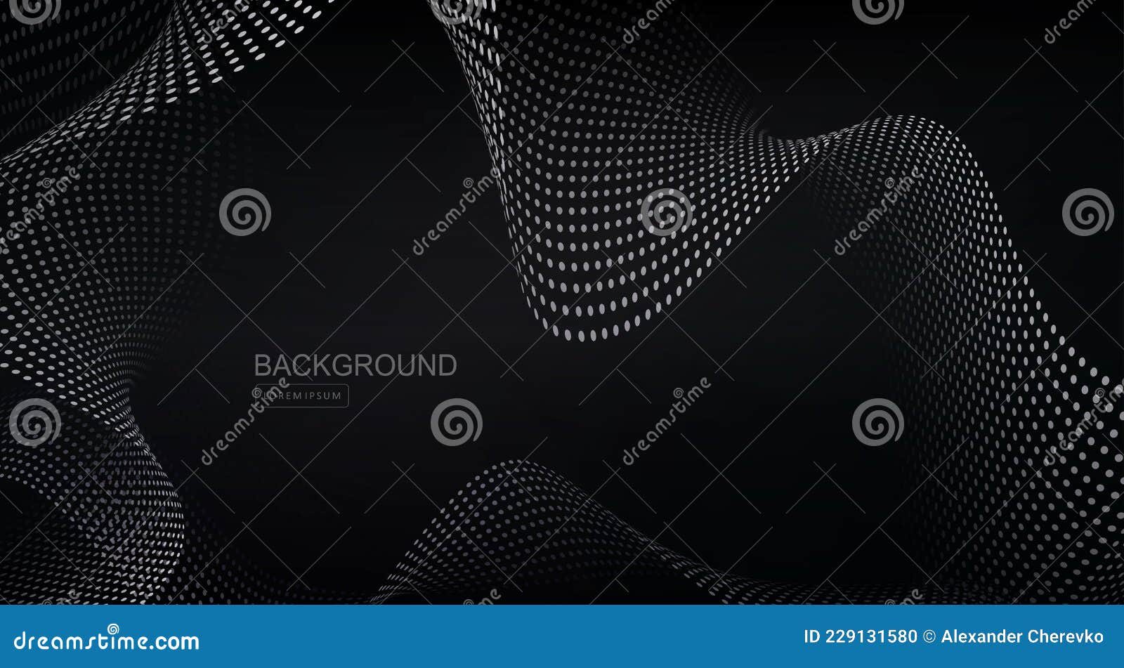 Abstract Black Gradient Design, Minimal Light Flowing Wave Patterns ...