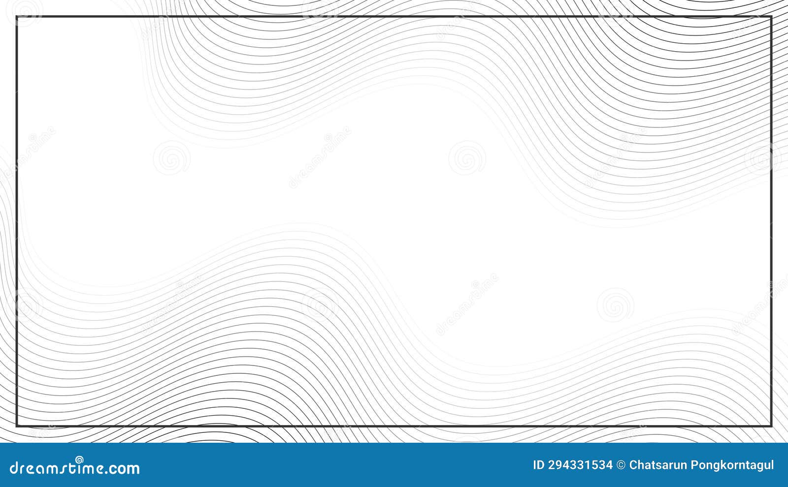 Abstract Black Gradient Lines with Wave on White Background Stock ...