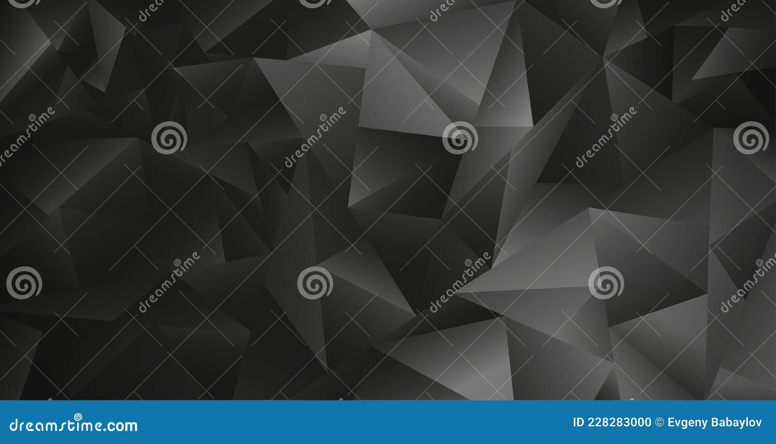 Abstract Black and Gray Gradient Triangles of Different Sizes - Vector ...