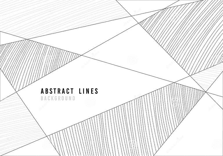 Abstract Black and Gray Lines Pattern Decorative Template Artwork Stock ...