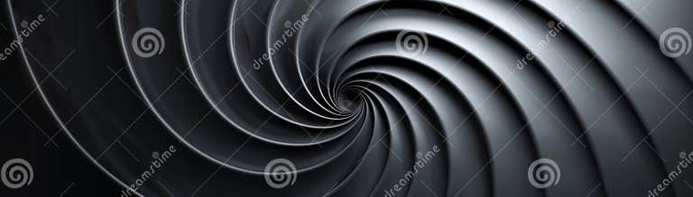 Abstract Black and Grey Spiral Pattern, Creating a Modern and Sleek ...
