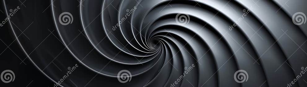 Abstract Black and Grey Spiral Pattern, Creating a Modern and Sleek ...