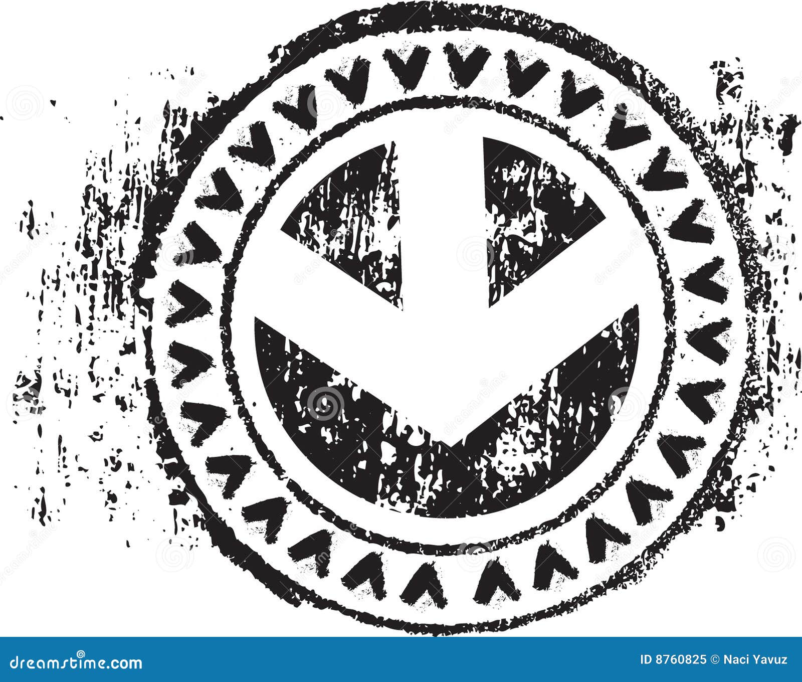 Abstract Black Grunge Rubber Stamp Stock Vector - Illustration of shop ...