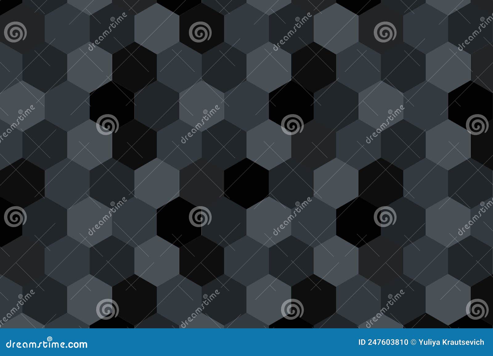 Abstract Black Hexagonal Background. Vector Illustration Stock Vector ...