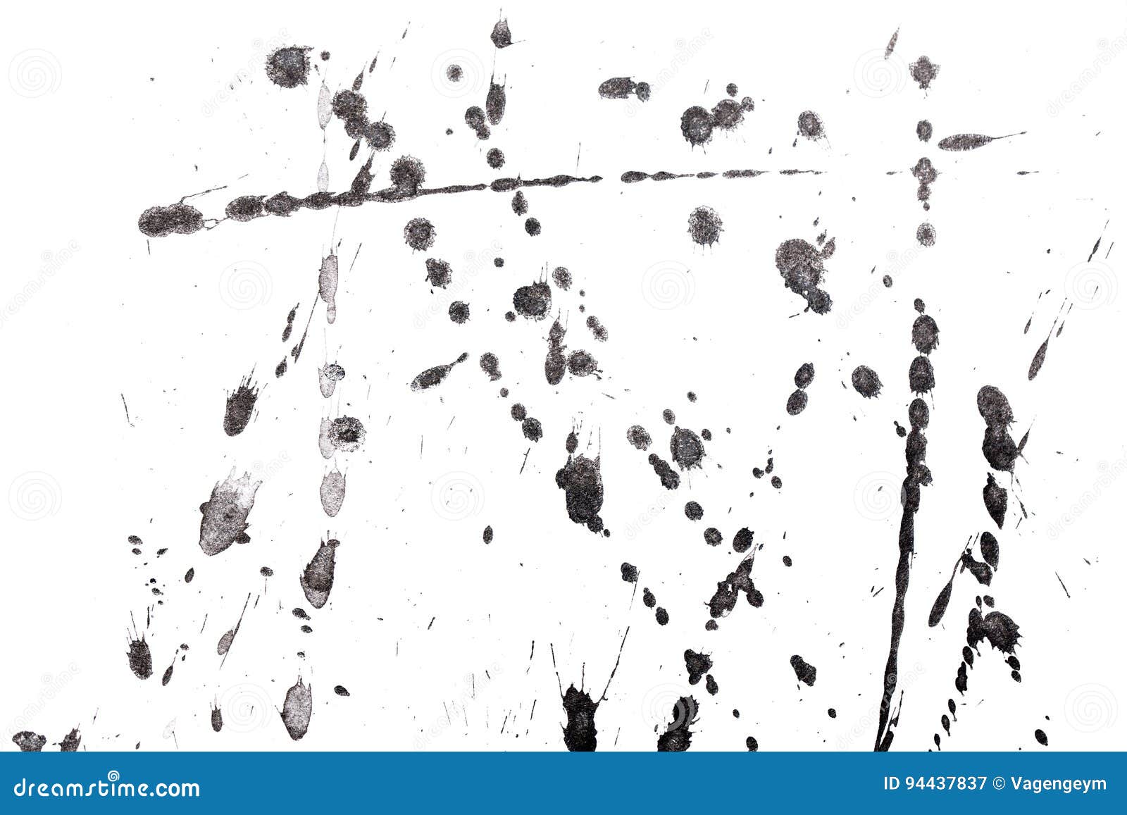 Abstract black ink splash stock illustration. Illustration of blob ...