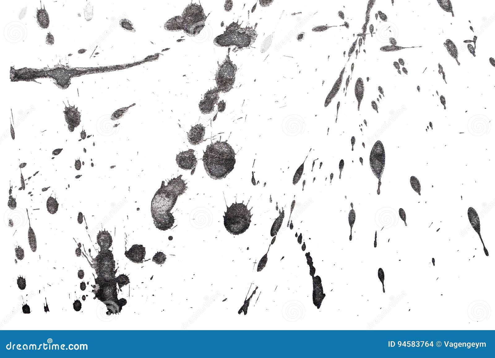 Abstract black ink splash stock illustration. Illustration of brush ...