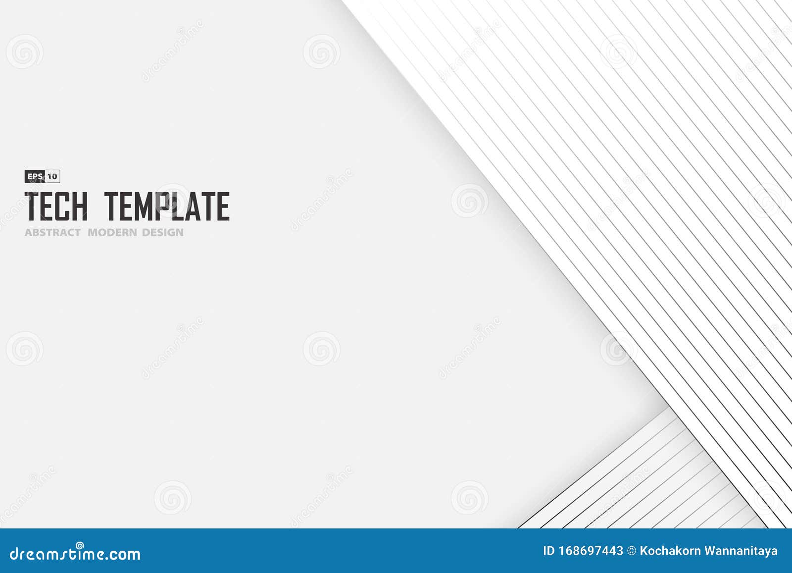 Abstract Black Line Tech Stripe on White Background Design Template ...
