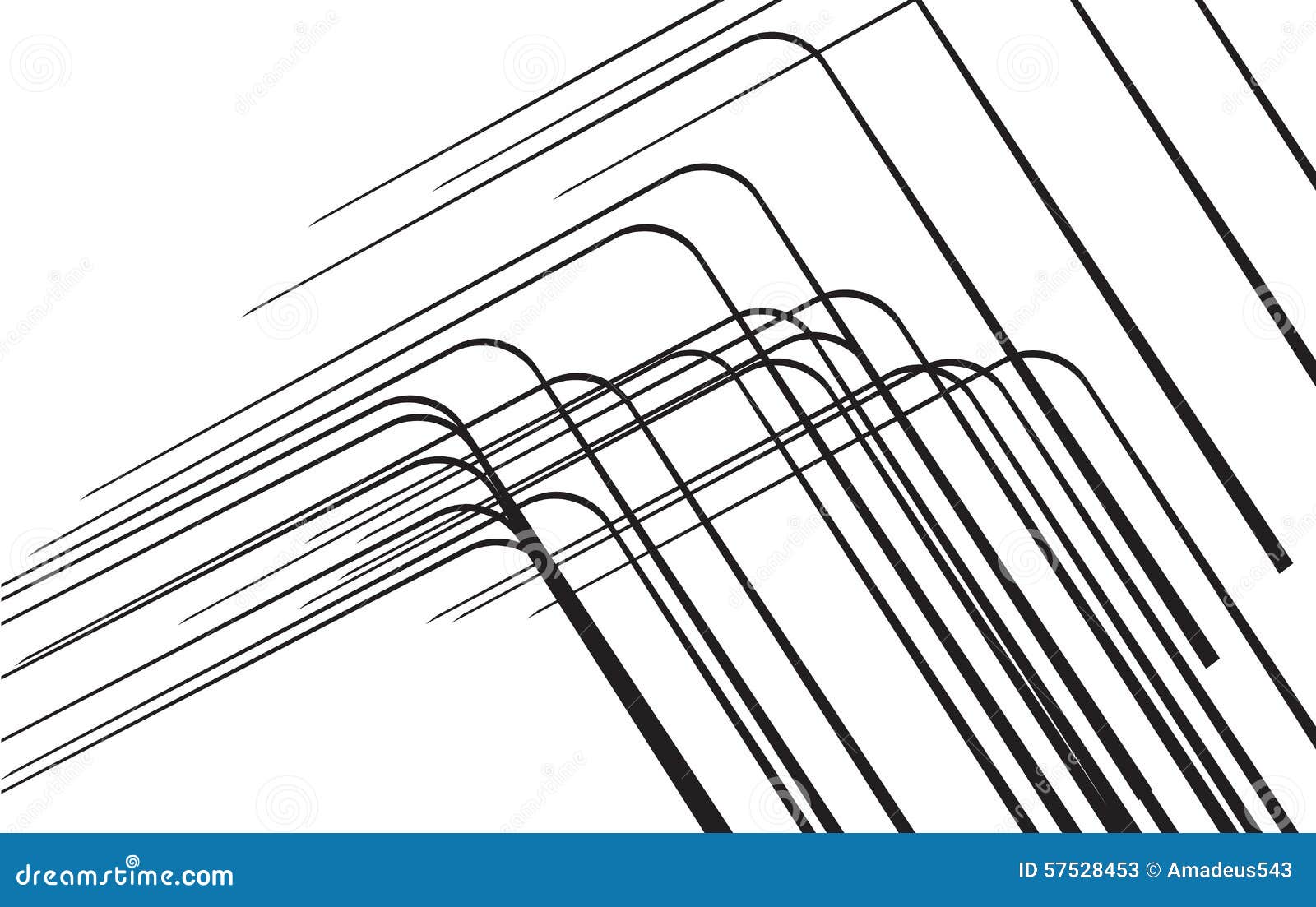 Abstract Black Lines Background Design Elements Stock Vector ...