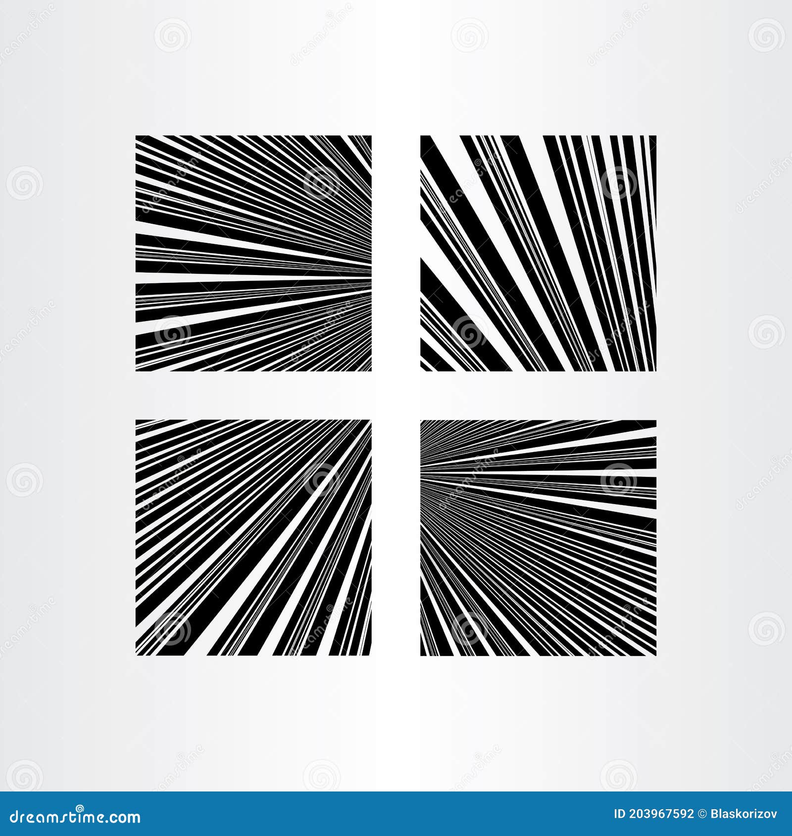 Abstract Black Lines Background Vector Set Stock Vector - Illustration ...
