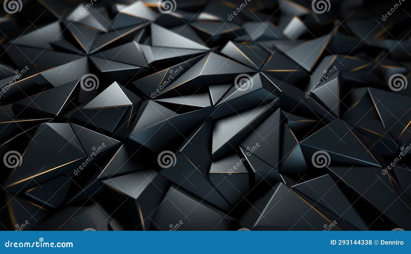 Polygon Triangles Font Vector. Letters Numbers | CartoonDealer.com ...