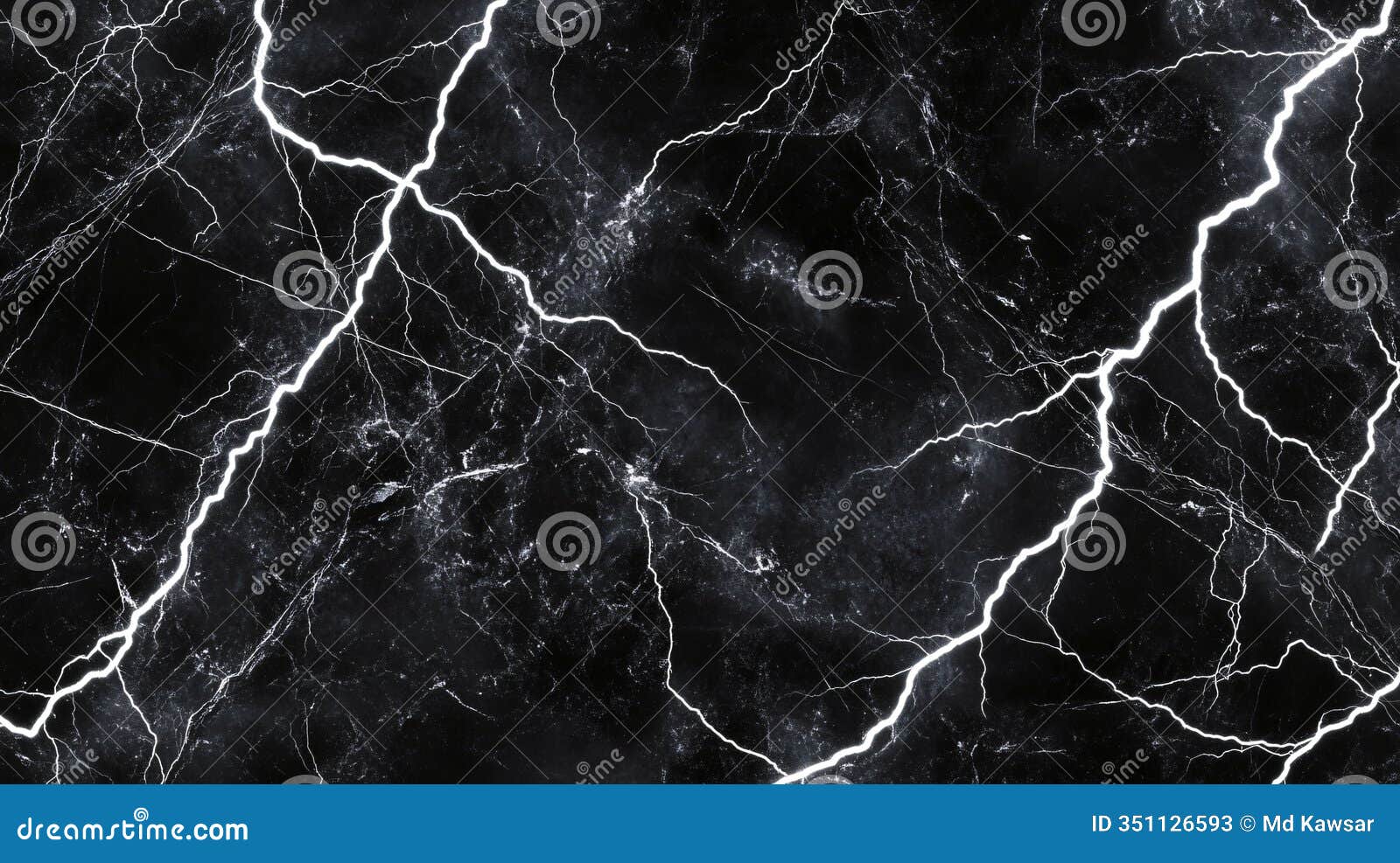 Abstract Black Marble Texture with White Lightning High Quality Image ...