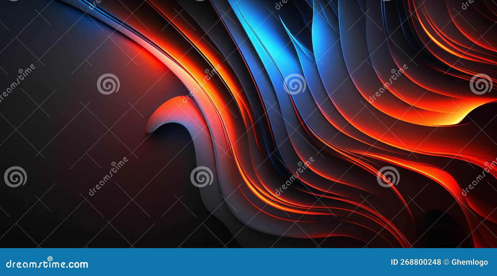 Abstract Black Metallic Red and Blue Gradient with Lava Glow Effect ...
