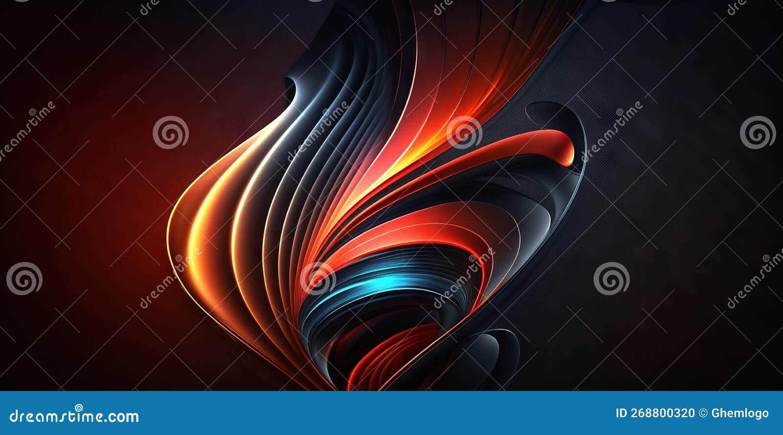Abstract Black Metallic Red and Blue Gradient with Lava Glow Effect ...