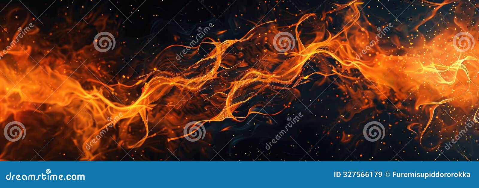 Abstract Black and Orange Background with Electric Currents Stock ...