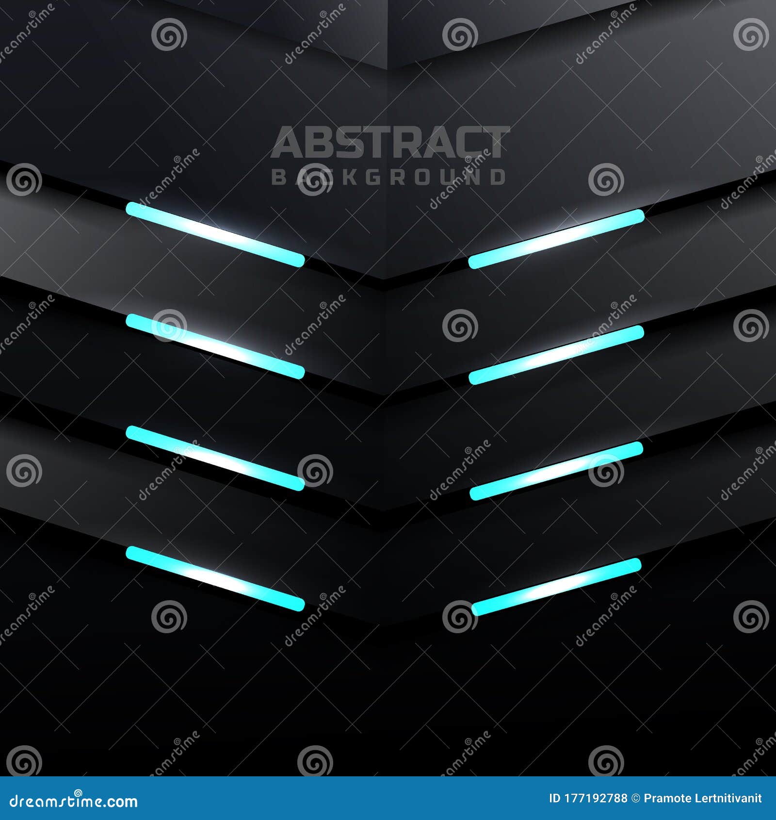 Abstract Black Overlap with Light Spot on Dark Background. Modern Style ...