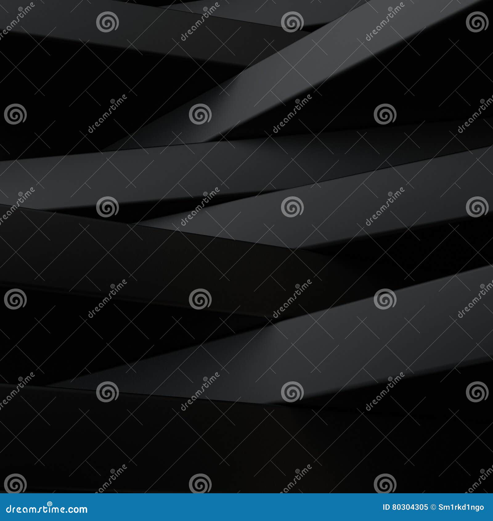 Abstract Black Panels 3D Background Stock Illustration - Illustration ...