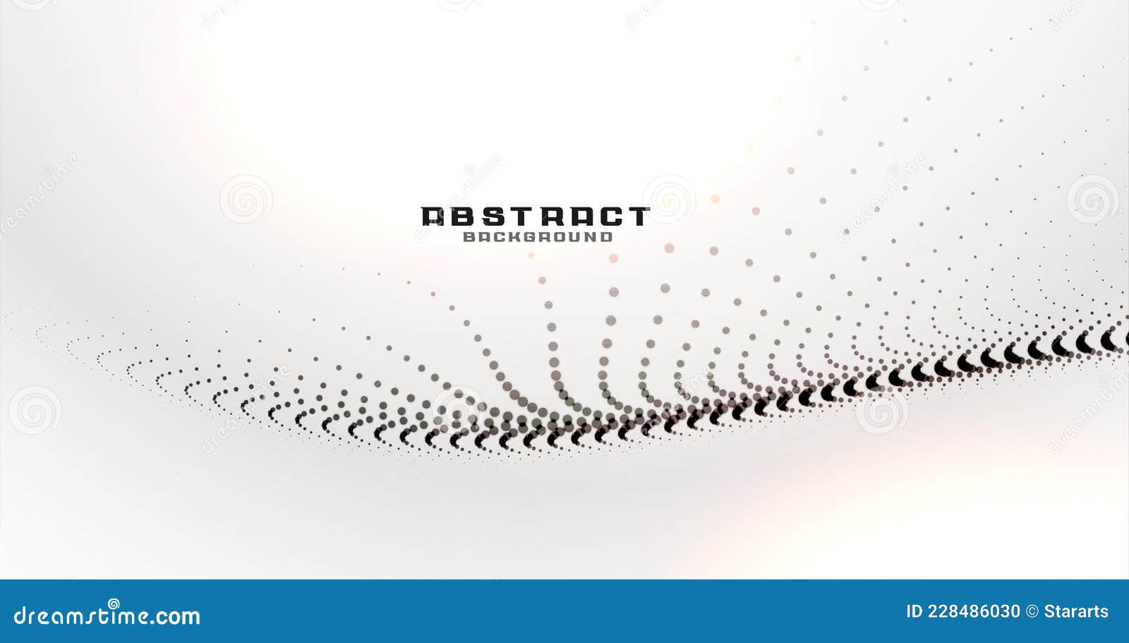 Abstract Black Particles on White Background Stock Vector ...