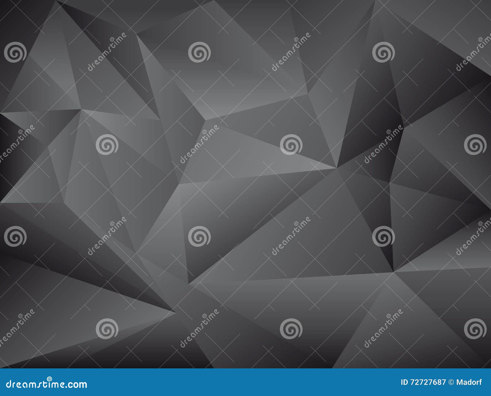 Abstract Black Polygon Vector Background Stock Vector - Illustration of ...