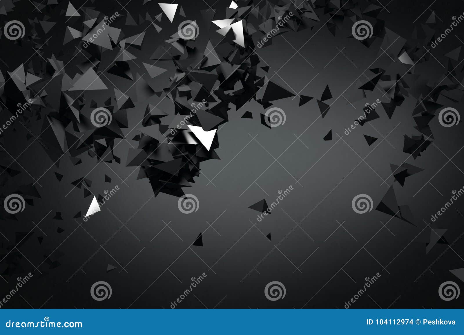 Abstract Black Polygonal Background Stock Illustration - Illustration ...