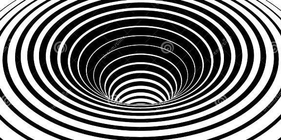 Abstract Black Radial Lines Group on White. Optical Texture Effect on ...