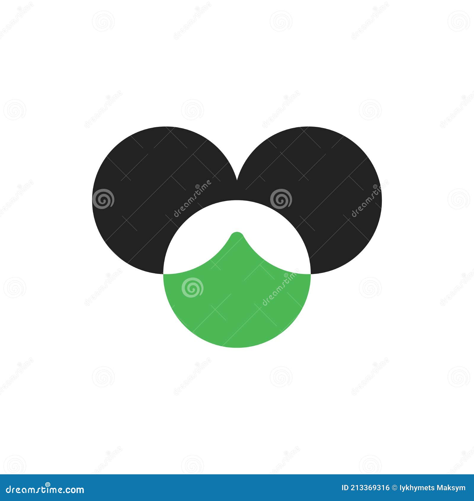 Abstract Black Round Form. Geometric Art Stock Vector - Illustration of ...