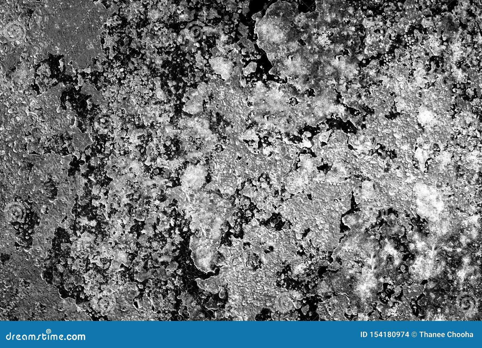 Abstract Black Rust Stains on Metal Surfaces. for Background Work ...