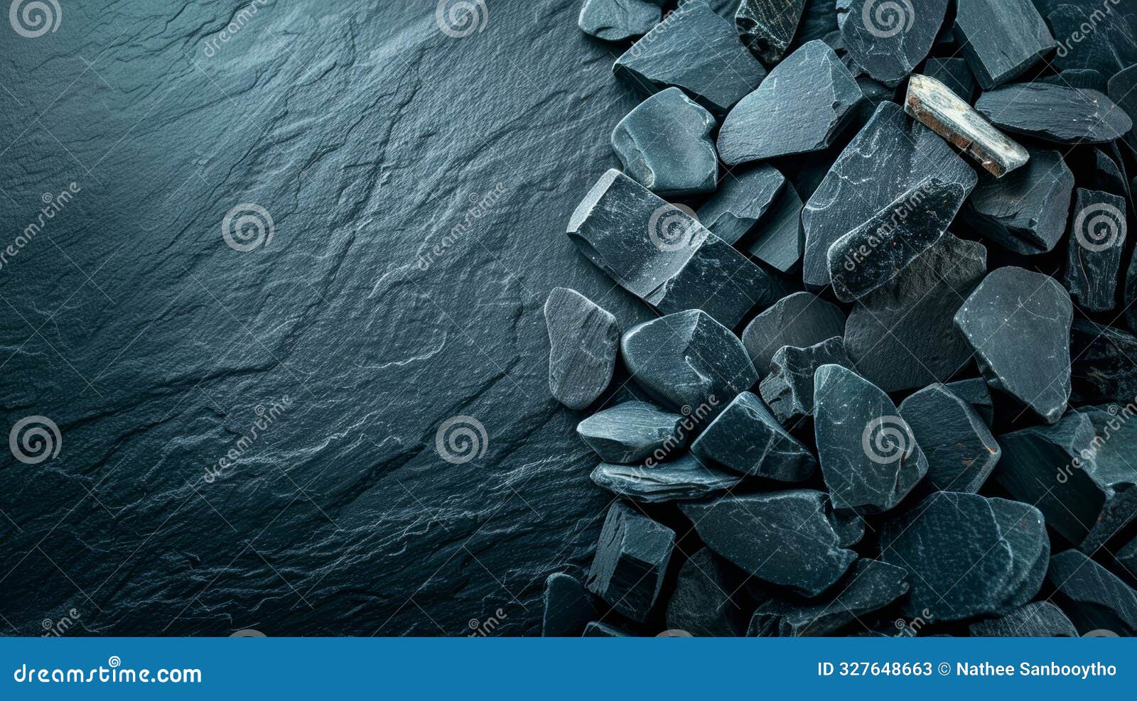 Black Slate Stone Texture Background Banner Is A Banner Background ...