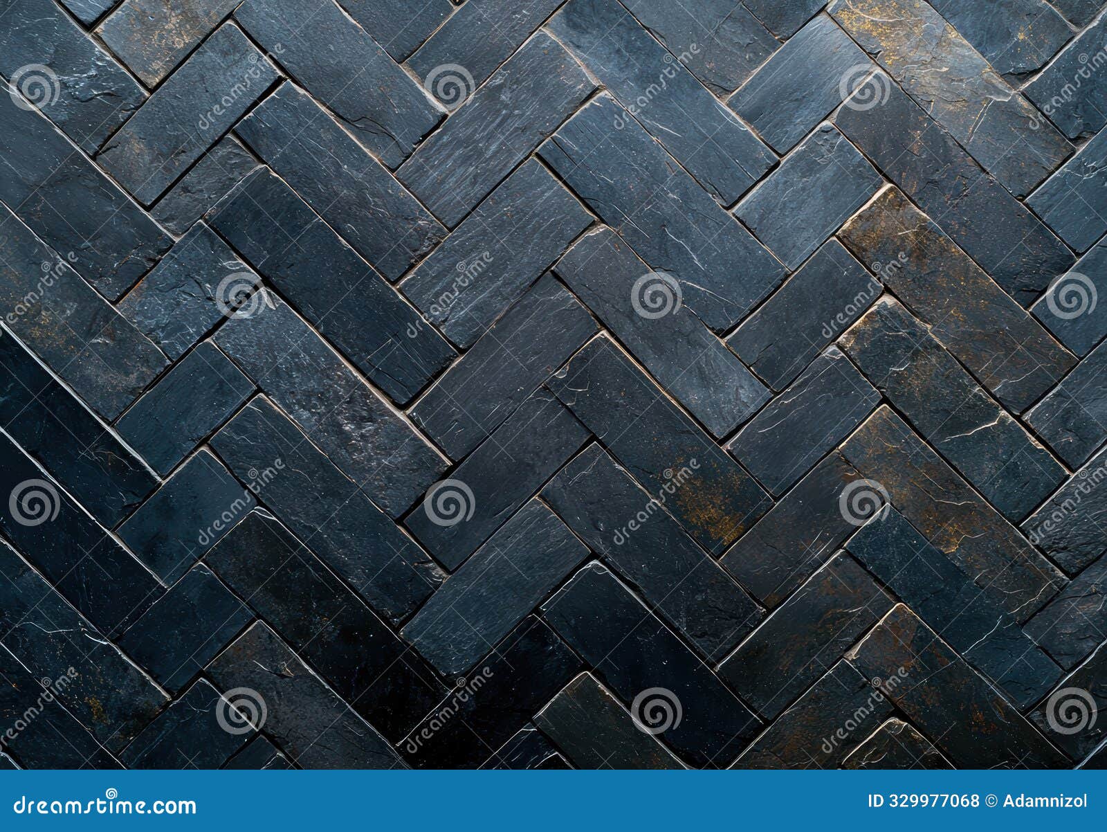 Slate Tile Ceramic, Seamless Texture Displace And Bump Map For 3D ...