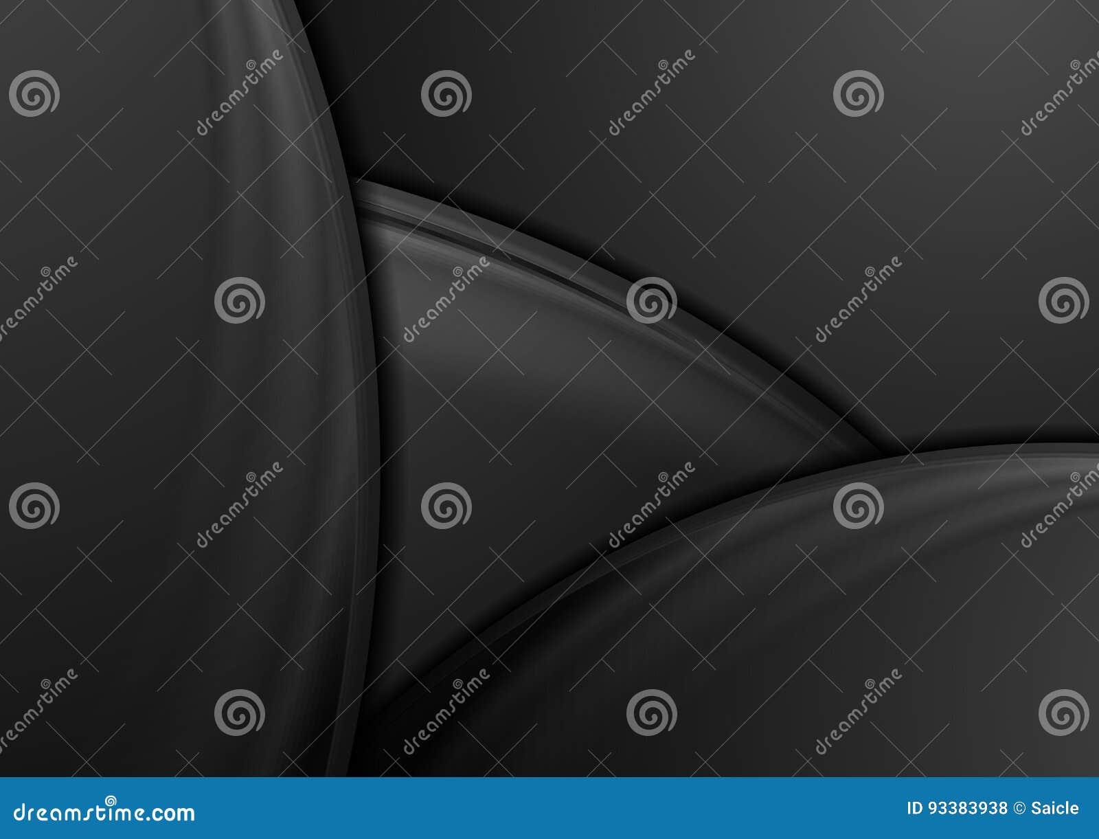 Abstract Black Smooth Waves Vector Background Stock Vector ...