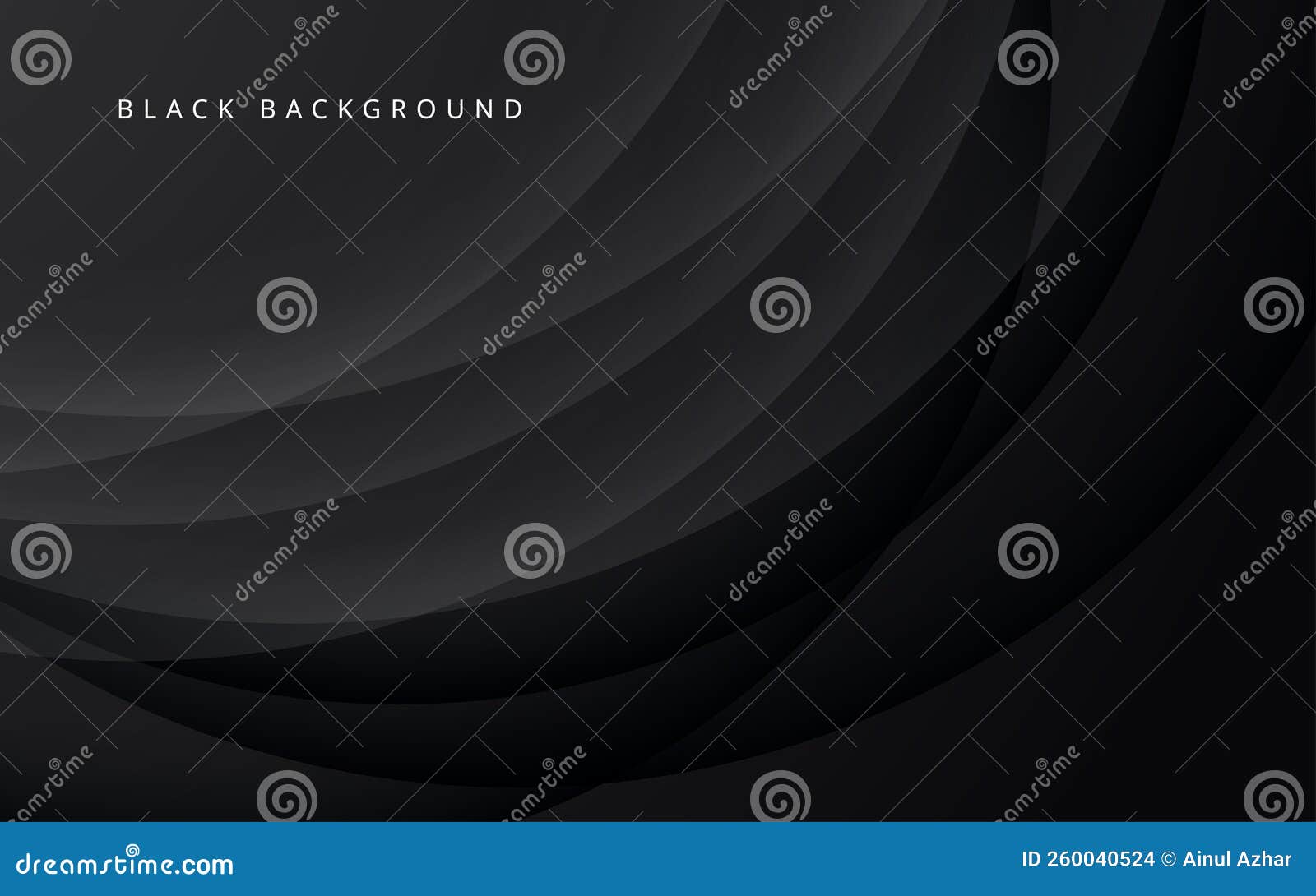 Abstract Black Soft Diagonal Shape Light and Shadow Wavy Curve ...