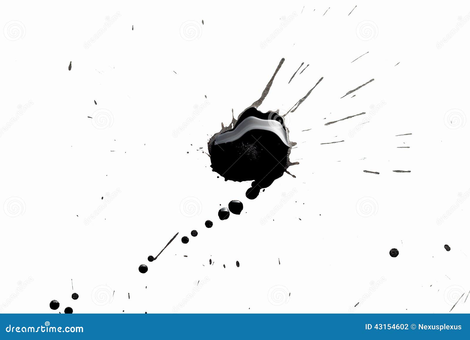 Abstract black splashes stock photo. Image of splashing - 43154602