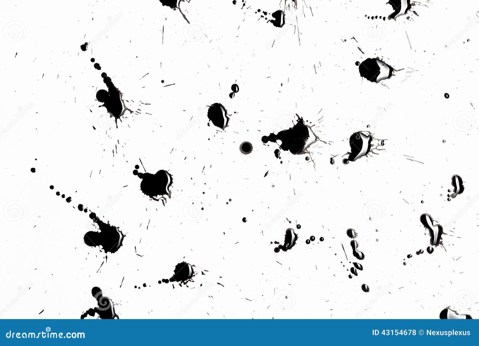 Abstract black splashes stock photo. Image of blot, background - 43154678