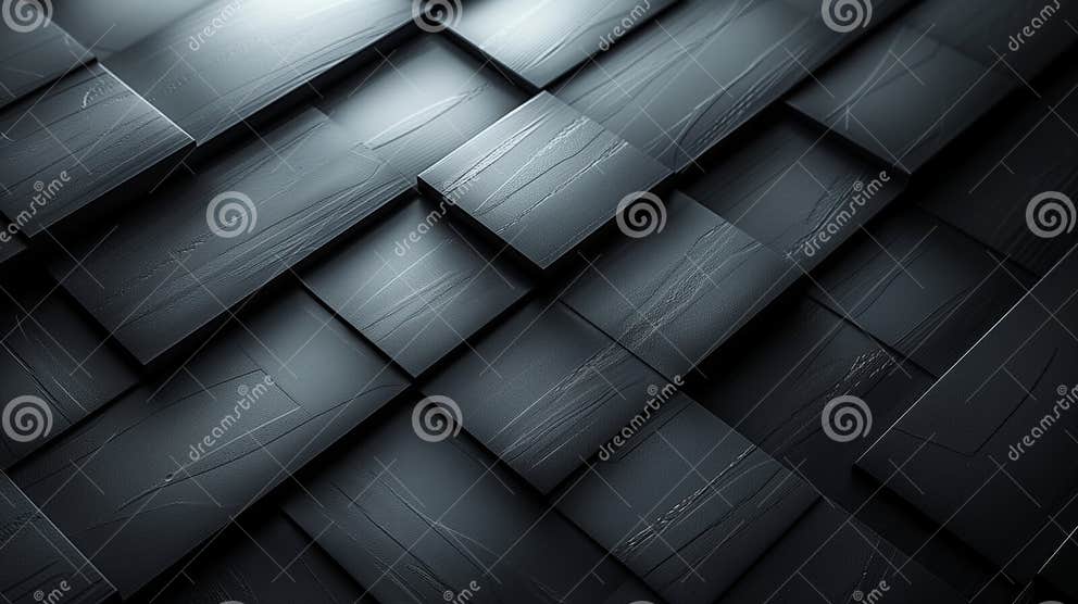 Abstract Black Square Pattern Stock Image - Image of shape, modern ...