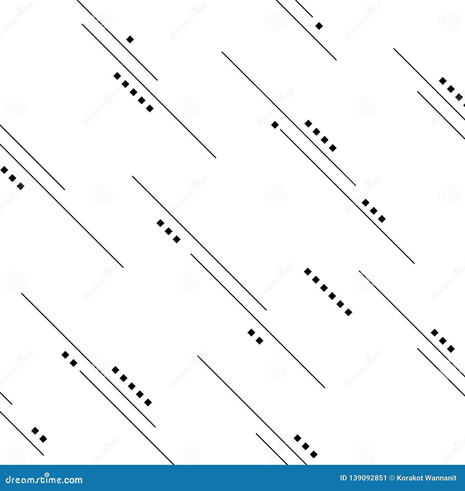 Abstract of Black Stripe Line Pattern with Square Geometric Stock ...