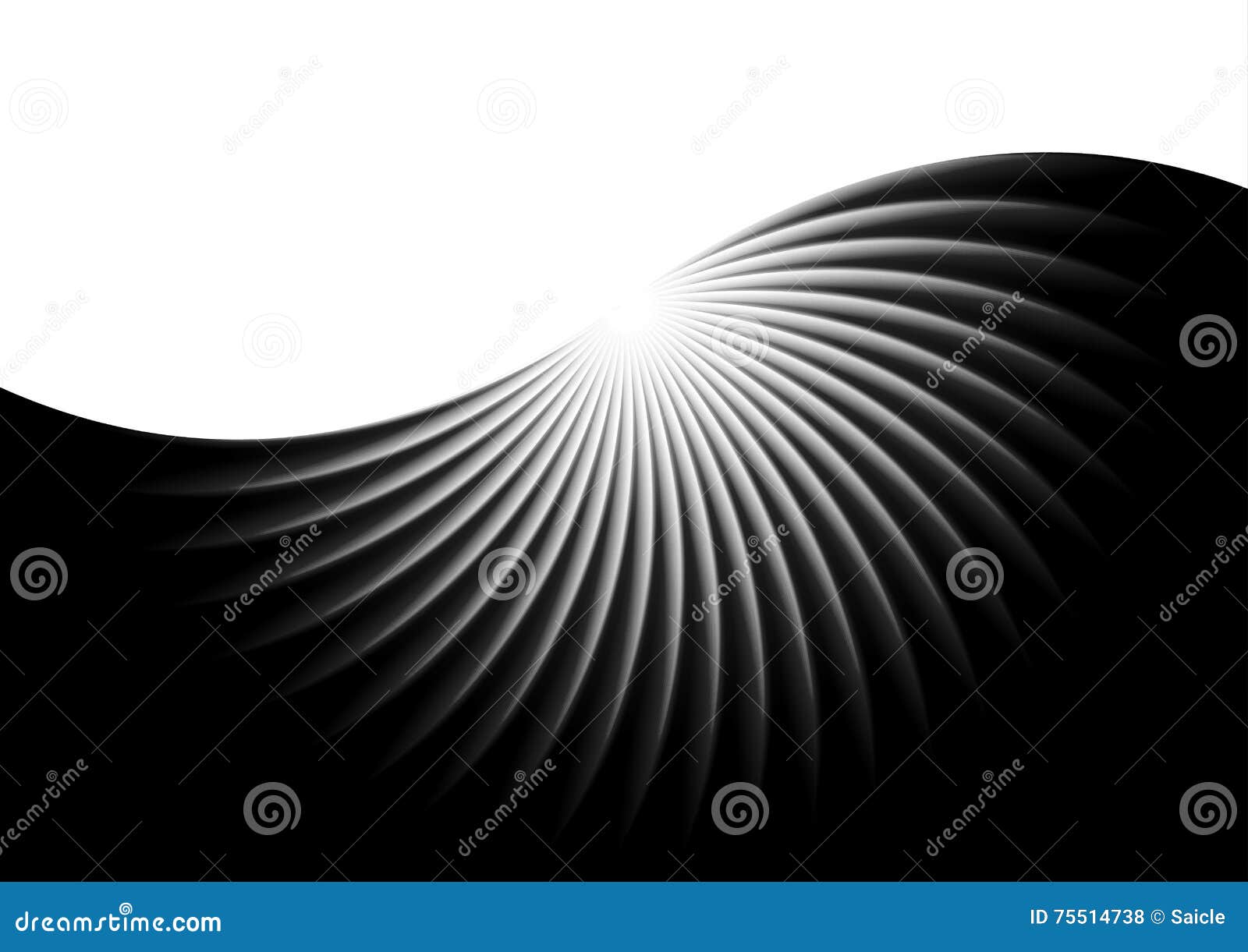 Abstract Black Swirl Vector Background Stock Vector - Illustration of ...