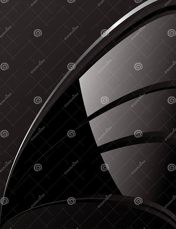 Abstract_Black_Tech_Background Stock Vector - Illustration of glass ...