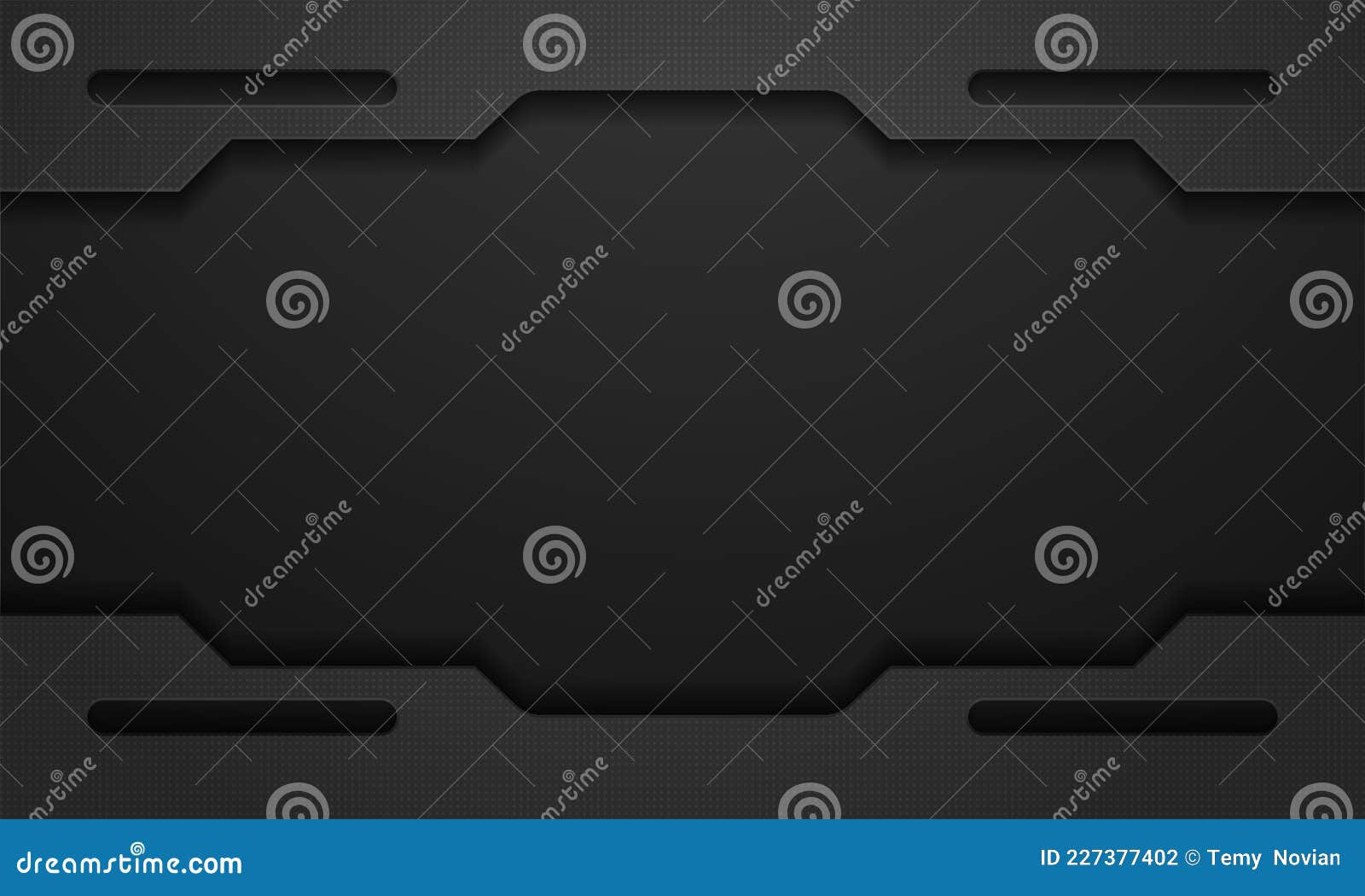 Abstract Black Technology Concept Design Stock Vector - Illustration of ...